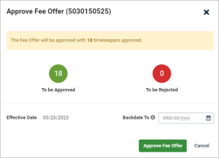 Reviewing and Managing Fee Offers – CounselLink Clients