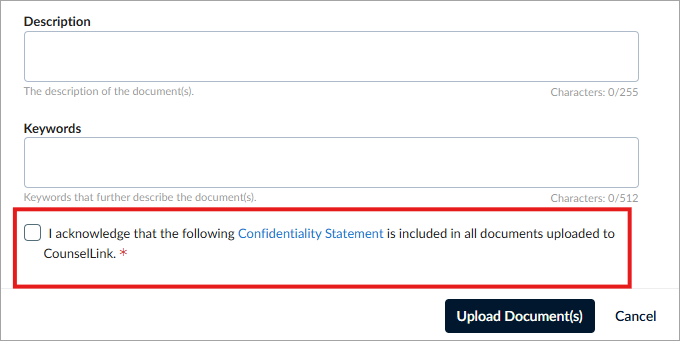 Compliance and Confidentiality – CounselLink Clients