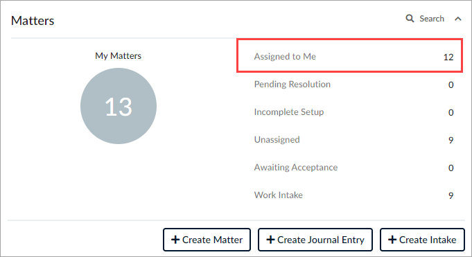 Using Homepage Search Panels – CounselLink Clients